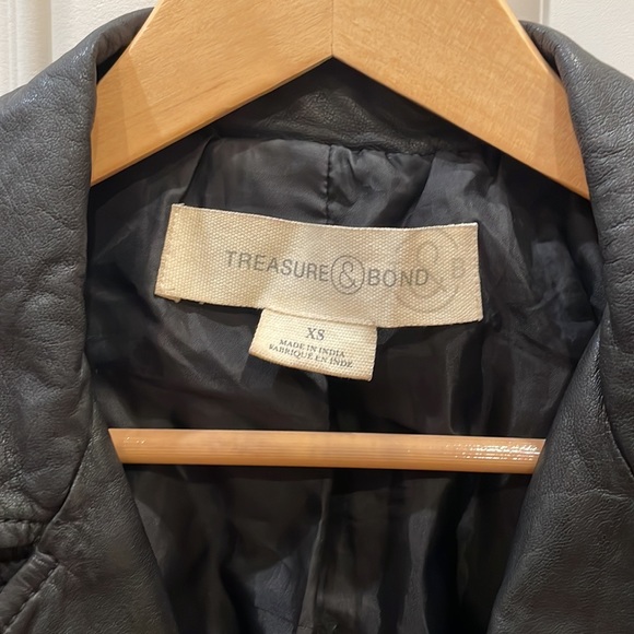 Treasure & Bond | Jackets & Coats | Treasure And Bond Leather Jacket ...